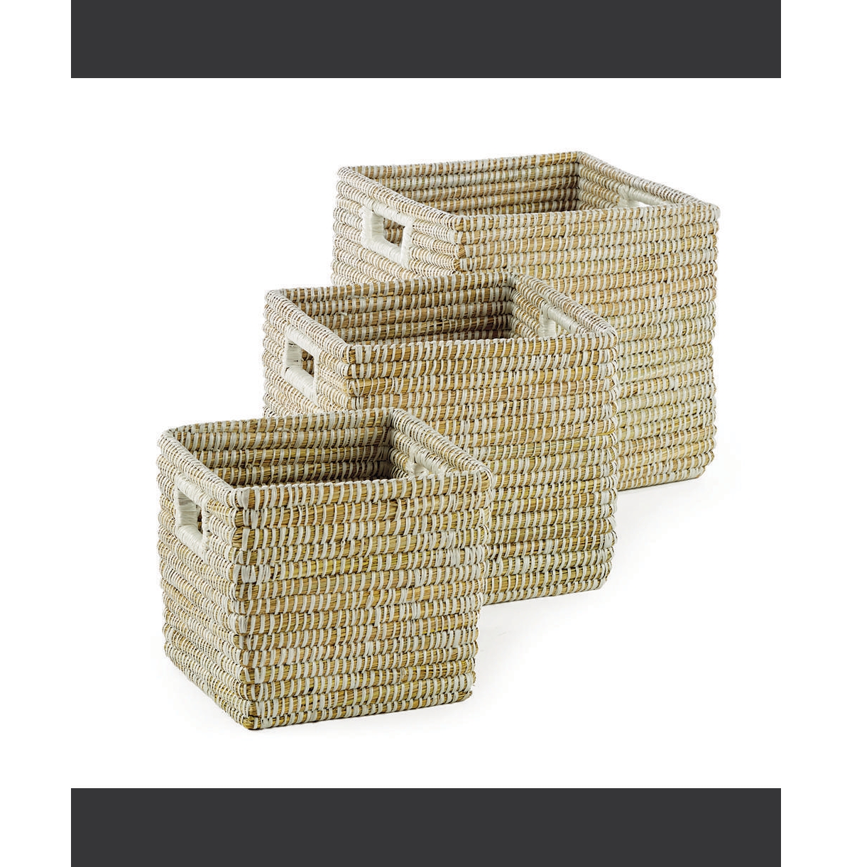 Click here for Napa Home & Garden Rivergrass Square Baskets With... prices