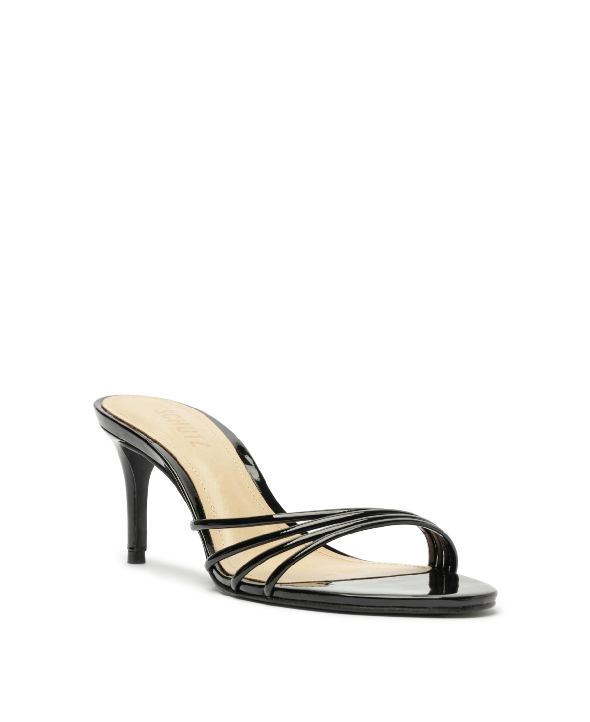 Click here for Schutz Womens Inez Kitten Heel Sandals - Black prices