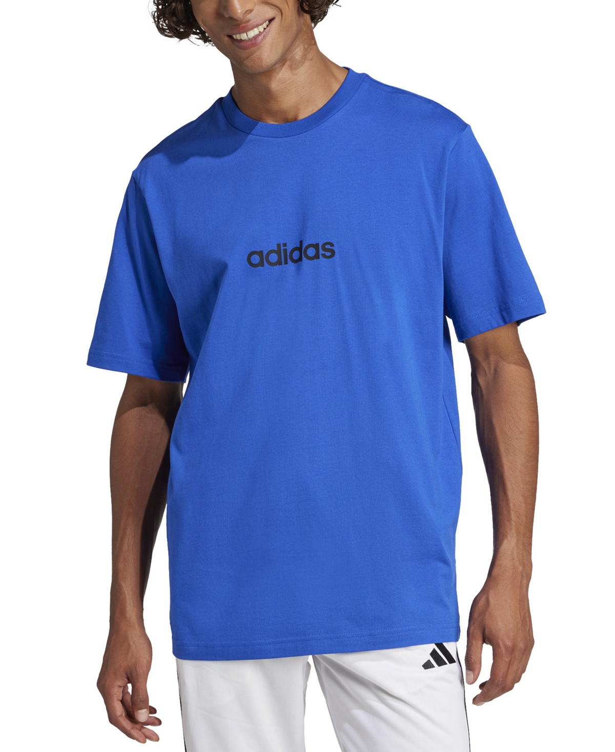Click here for adidas Mens Essentials Regular-Fit Linear Logo Gra... prices