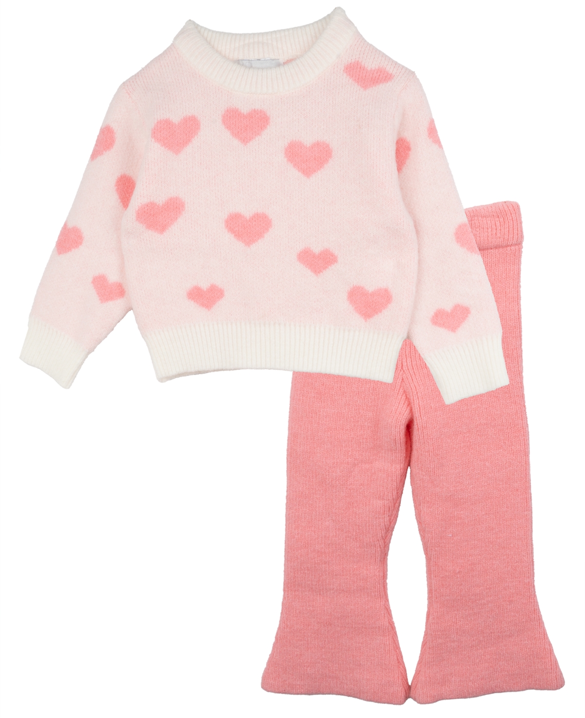 Click here for Rare Editions Baby Girl Heart Print Knit Outfit  2... prices