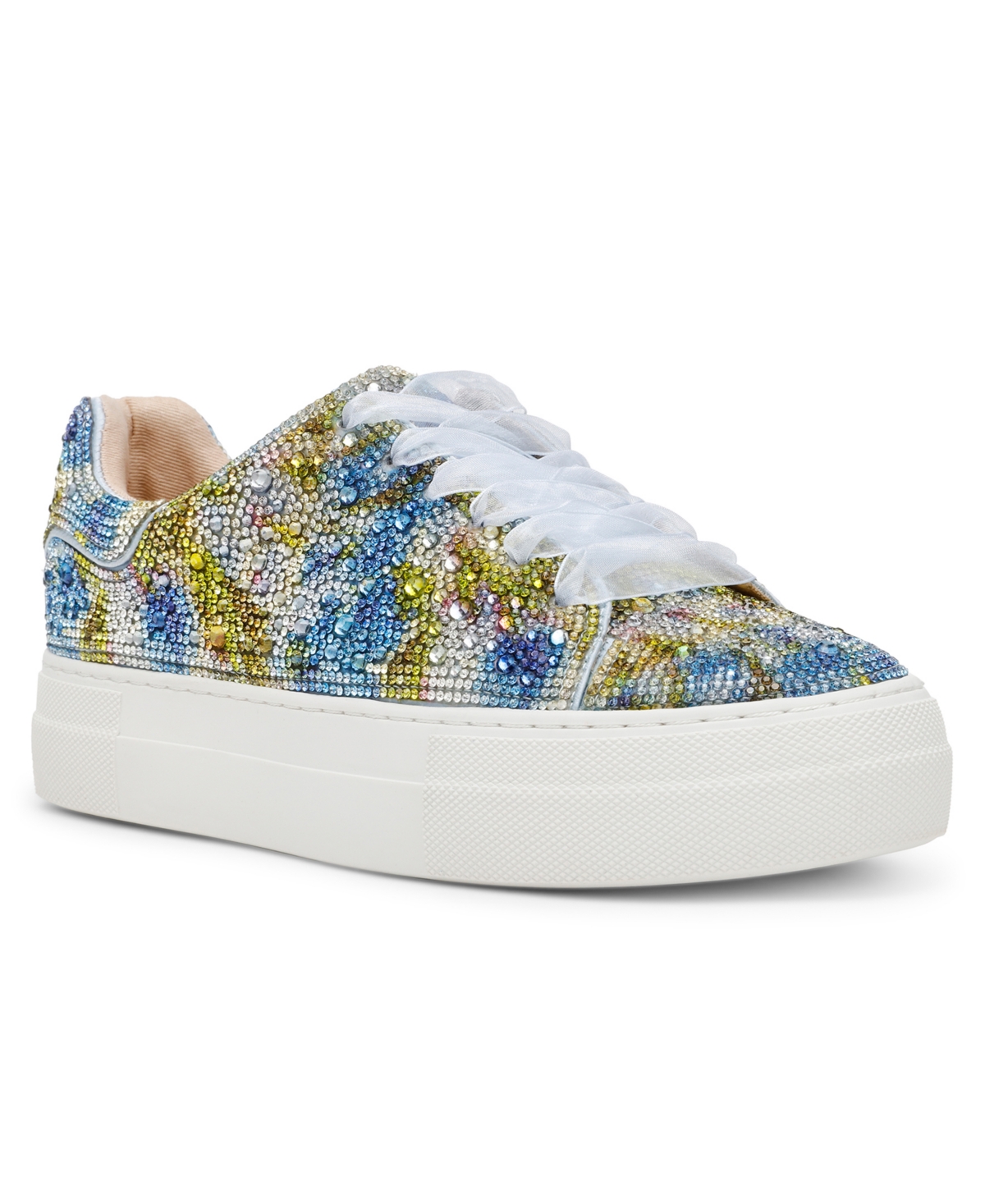 Click here for Betsey Johnson Womens Sidny Platform Sneakers - Bl... prices