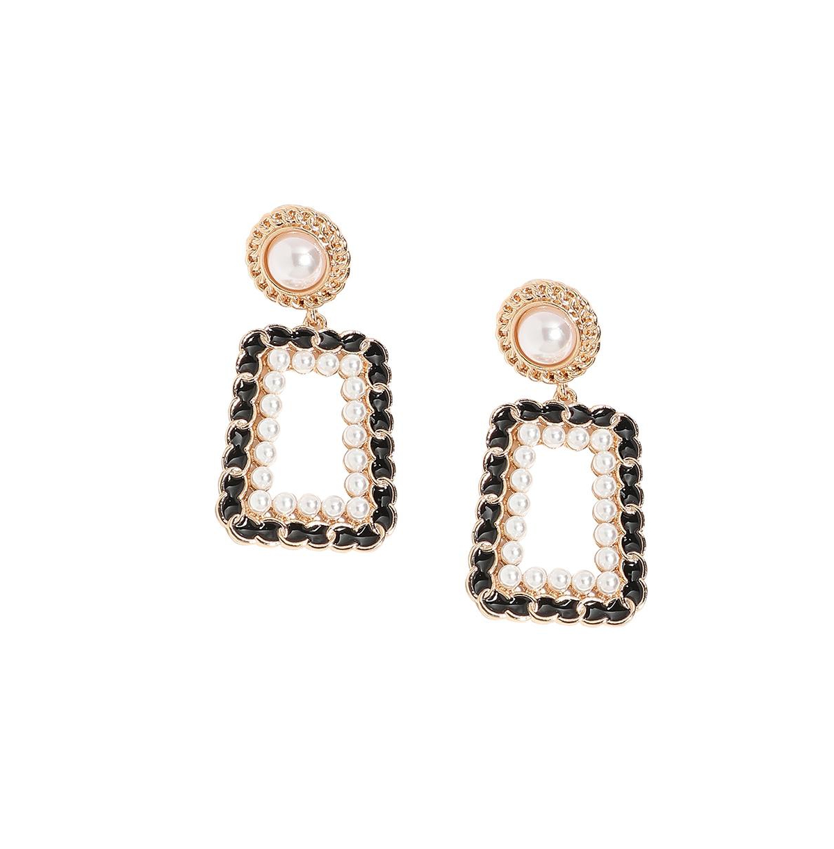 Click here for Party Drop Earrings - Black prices