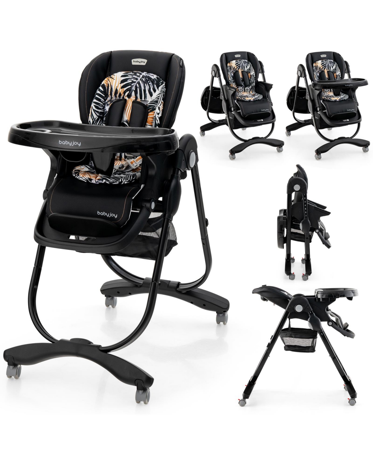 Click here for Gouun Multifunctional Folding Baby High Chair with... prices