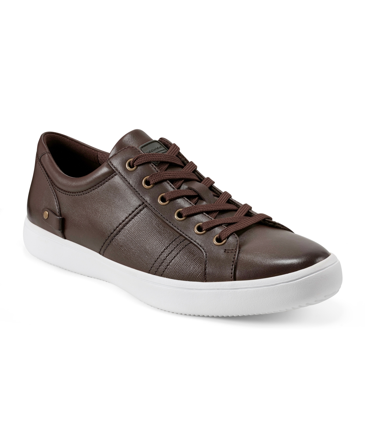 Click here for Rockport Mens Colle Lace to Toe Sneakers - Dark br... prices