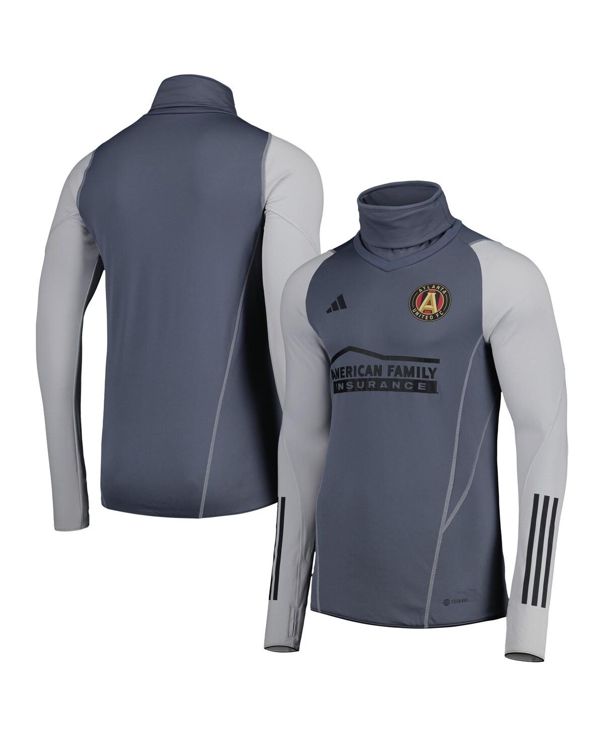 Click here for Adidas Mens Gray Atlanta United Fc Warm Raglan Col... prices