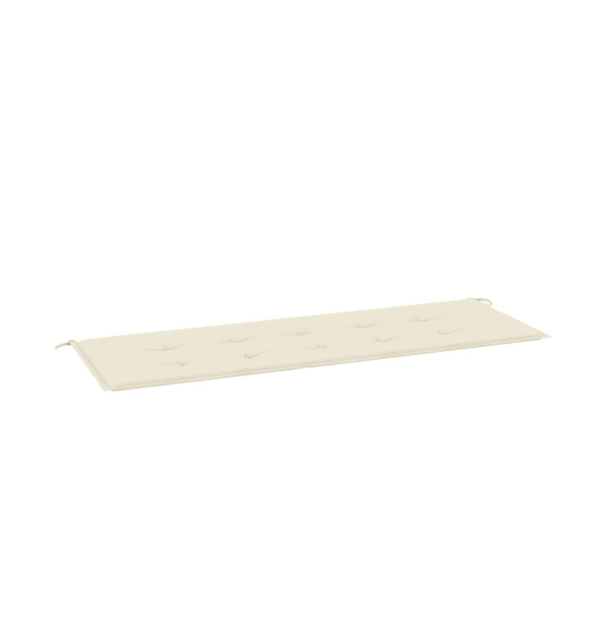 Click here for vidaXL Garden Bench Cushion Cream 59.1x19.7x1.2 Ox... prices