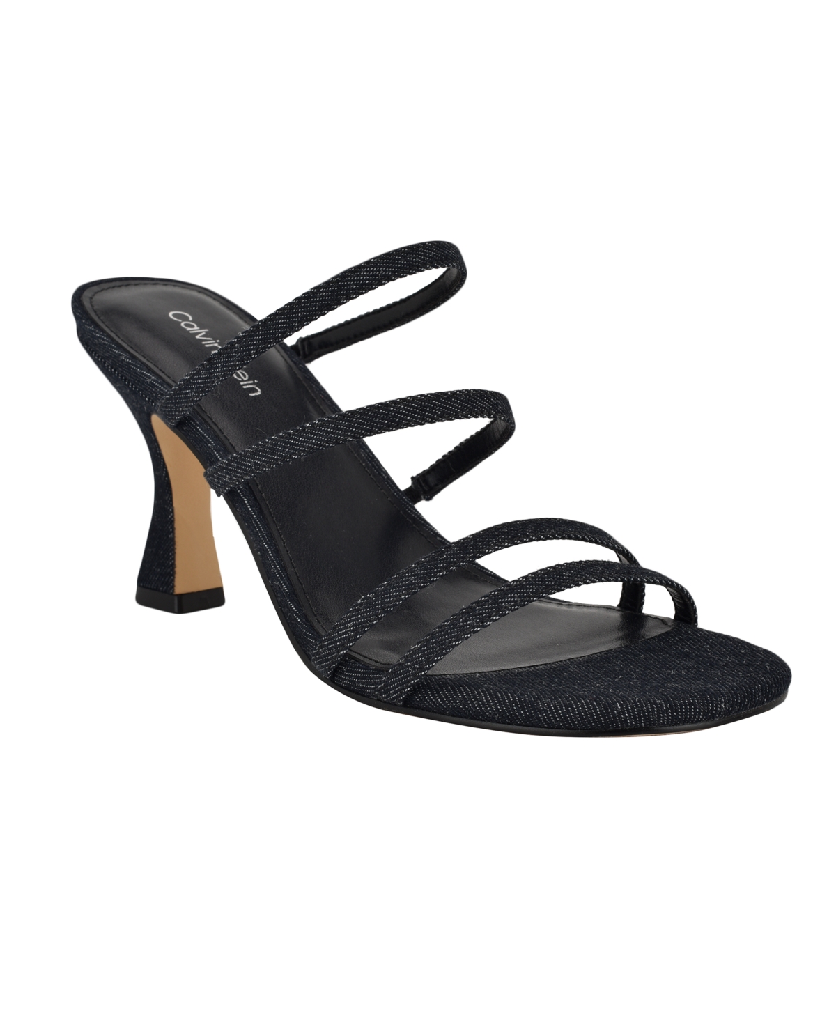 Click here for Calvin Klein Womens Jayla Strappy Tapered Heel San... prices