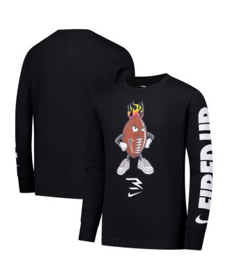 Nike 3BRAND by Russell Wilson Big Boys and Girls Black Fired Up Ballers ...