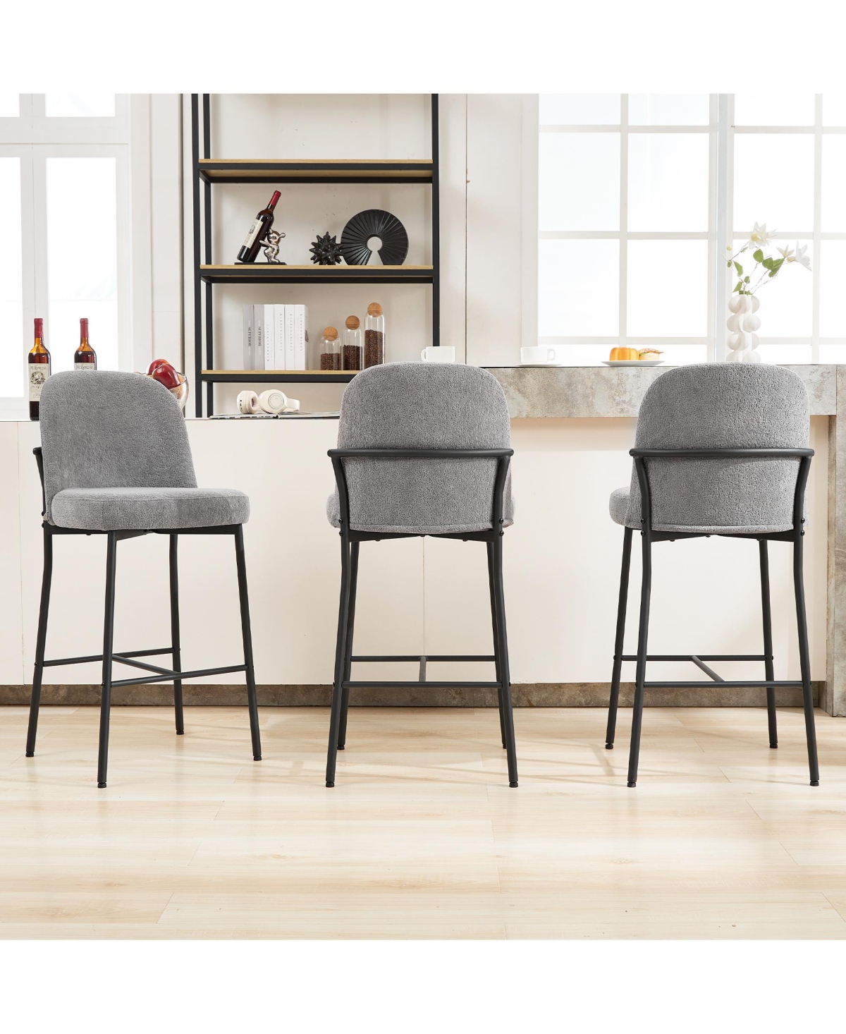 Click here for Dyhome Bar Stools Set of 3  28 Inches Modern Count... prices