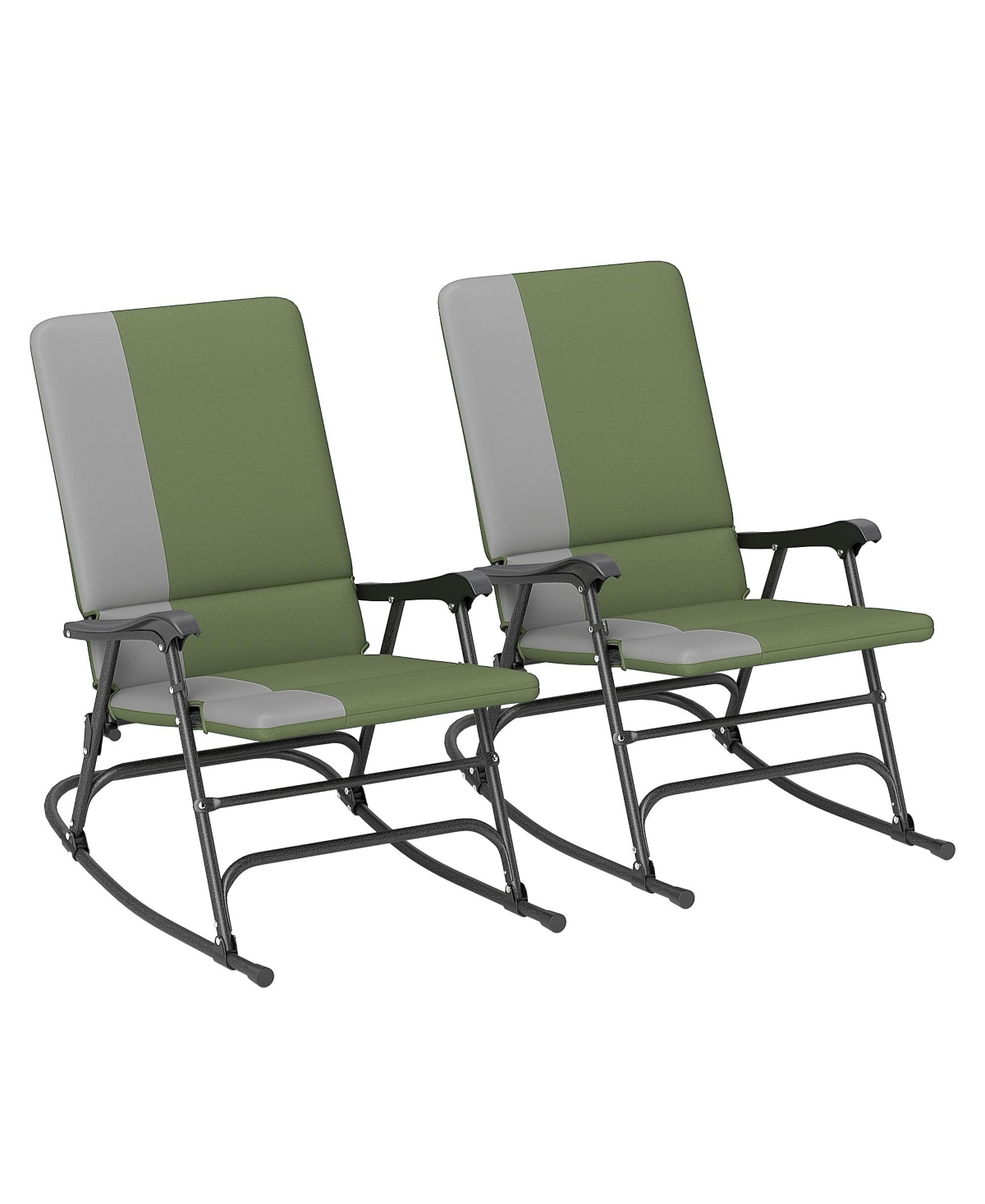 Click here for Outsunny Outdoor Rocking Chairs Set of 2  Folding... prices