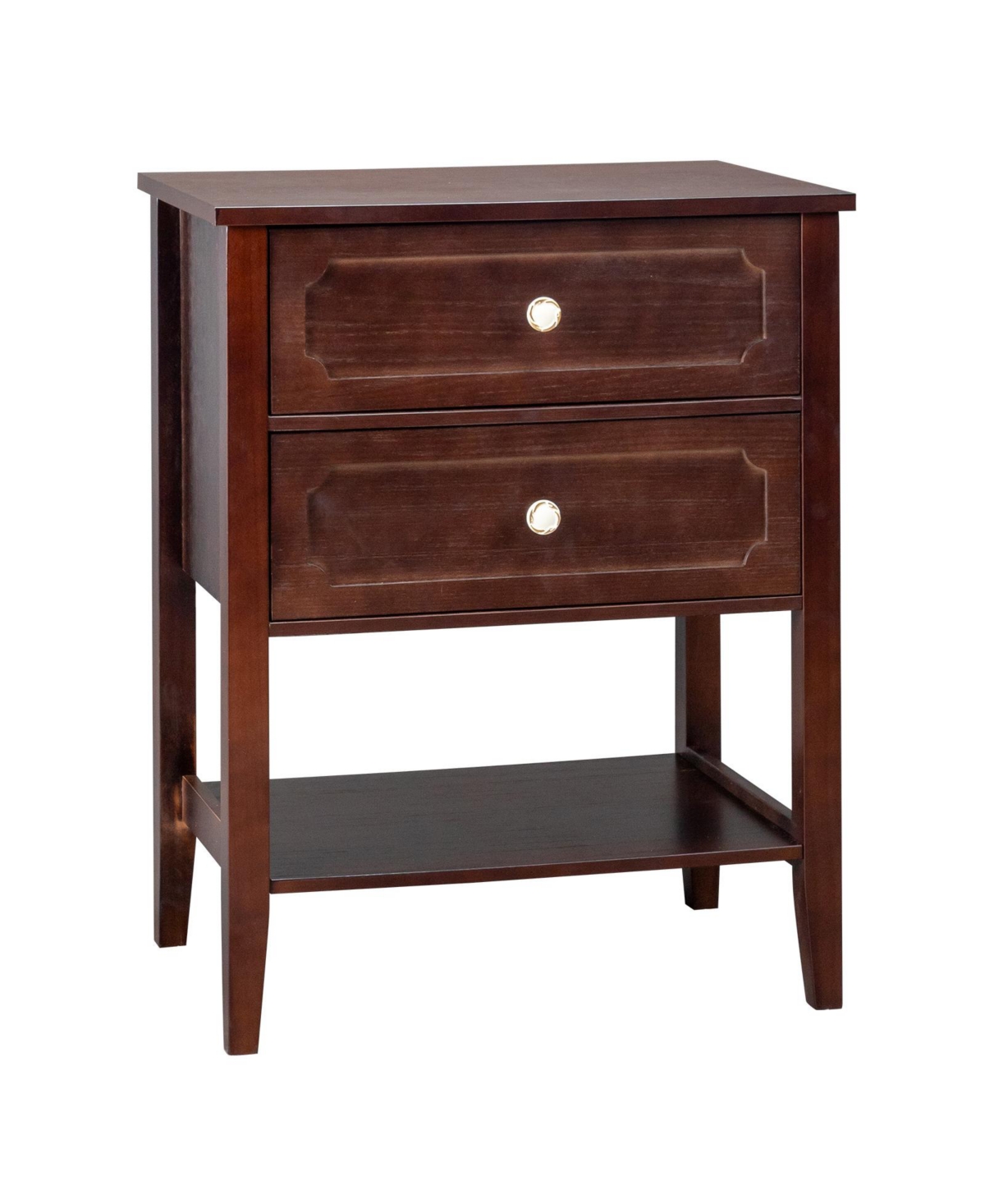 Click here for Slickblue Nightstand End Side Table with 2 Drawers... prices