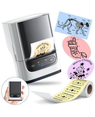 POLONO PM220S Label Maker Machine with Tape, 2 Inch Bluethooth Portable ...