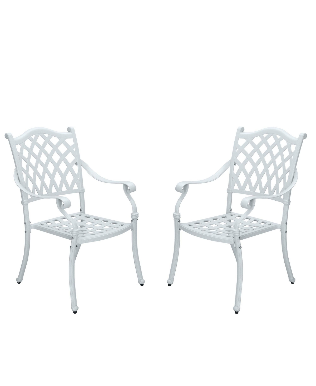 Click here for Patio Dining Chairs 2PCS Cast Aluminum Patio Furni... prices
