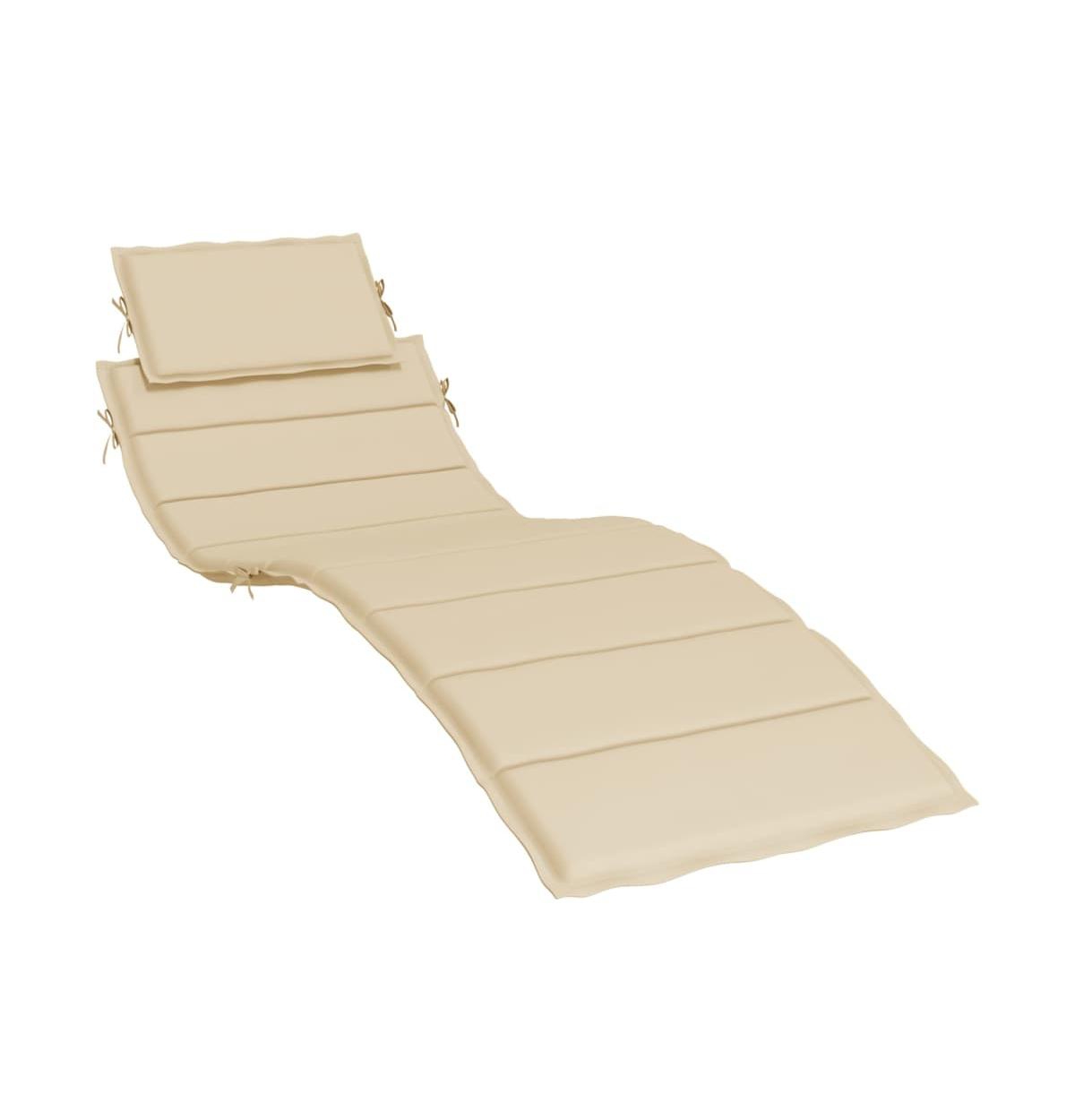 Click here for vidaXL Sun Lounger Cushion Beige 73.2x22.8x1.2 - B... prices