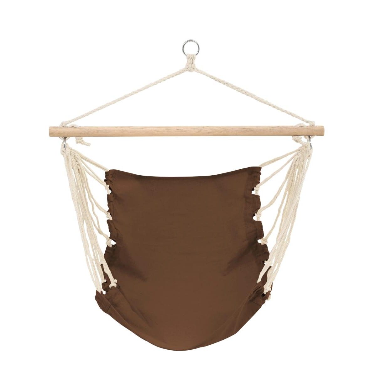Click here for vidaXL Hammock Chair 39.4x31.5 Cotton Brown - Brow... prices