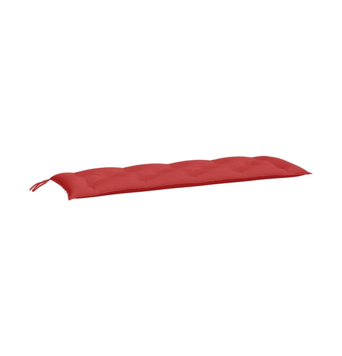 Click here for Garden Bench Cushion Red 59.1x19.7x2.8 Oxford Fabr... prices