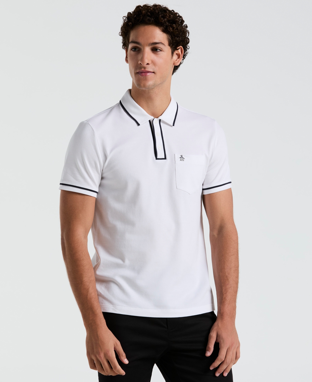 Click here for Original Penguin Mens Earl Pique Polo Shirt - Brig... prices