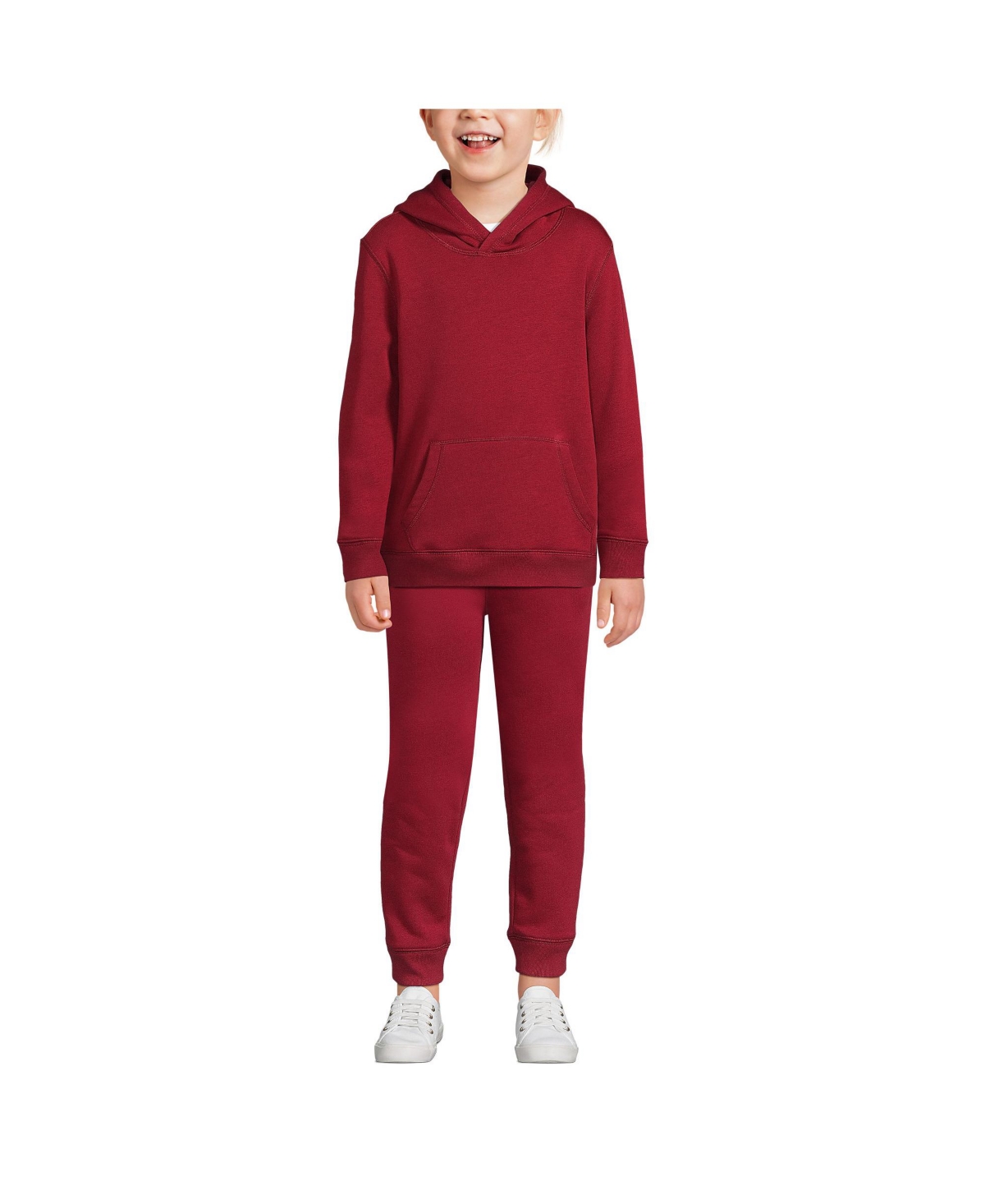 Click here for Lands End Girls Hooded Pullover Sweatshirt - Garne... prices