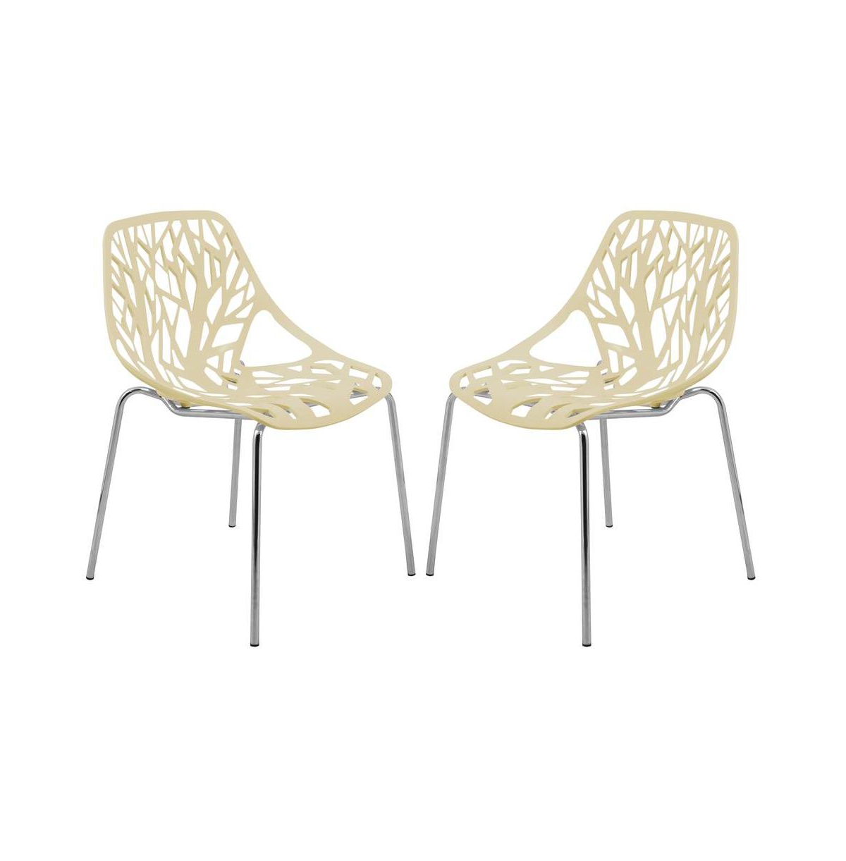 Click here for Modern Asbury Dining Chair w/ Chromed Legs  Set of... prices