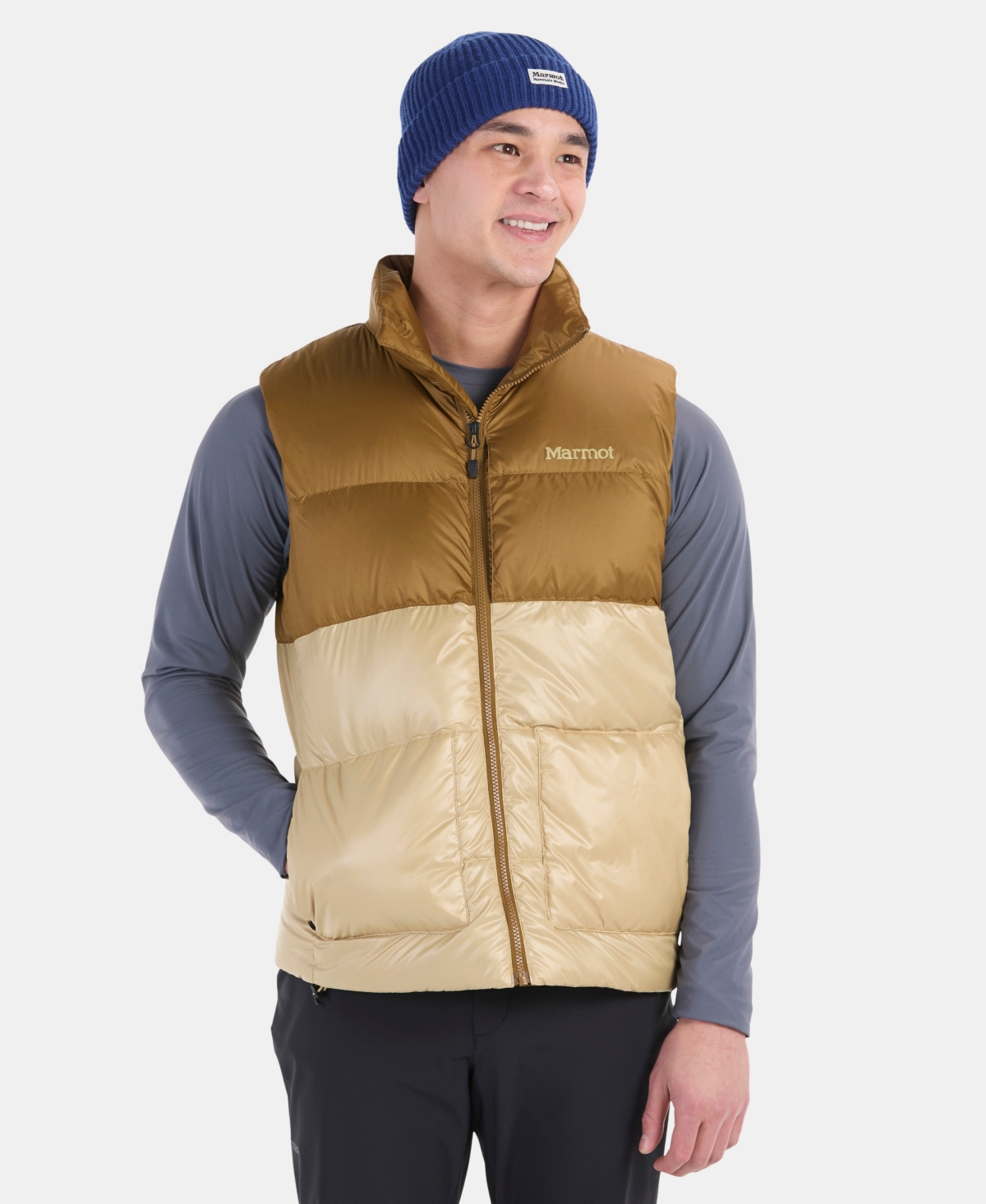 Click here for Marmot Guides Down Vest - Hazel/Light Oak prices