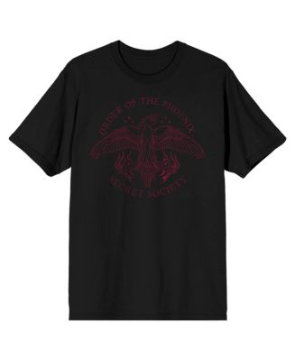 Harry Potter Big & Tall Order of the Phoenix Symbol Black T-shirt-4XL ...