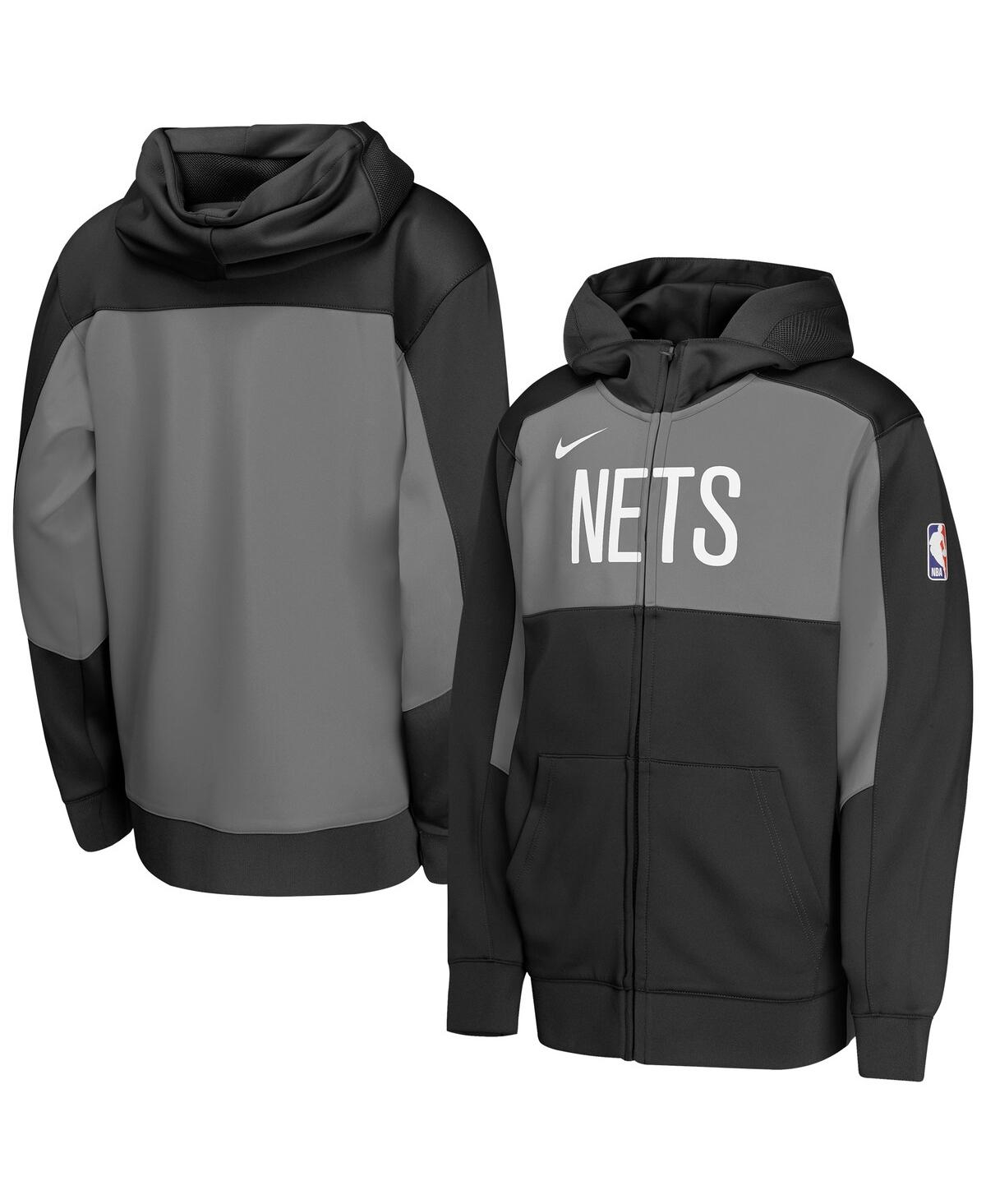 Click here for Nike Big Boys and Girls Black/Gray Brooklyn Nets A... prices