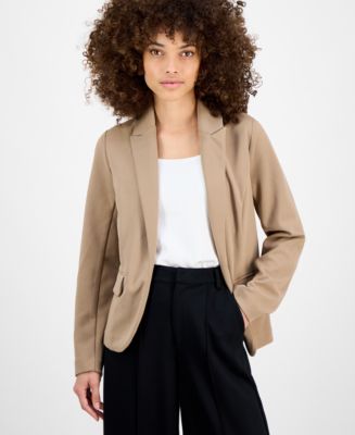 Bar III Petite Peak-Lapel Open-Front Blazer, Exclusively at Macy's - Macy's