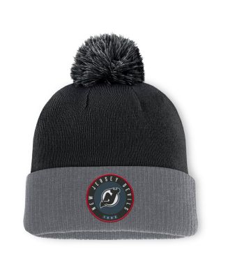 Fanatics Men's Black/Charcoal New Jersey Devils Cuffed Knit Hat with ...