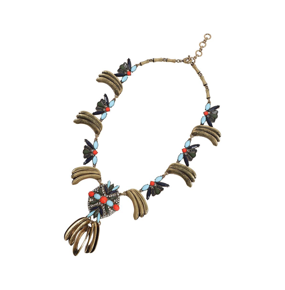 Click here for Party Stone Statement Necklace - Brown prices