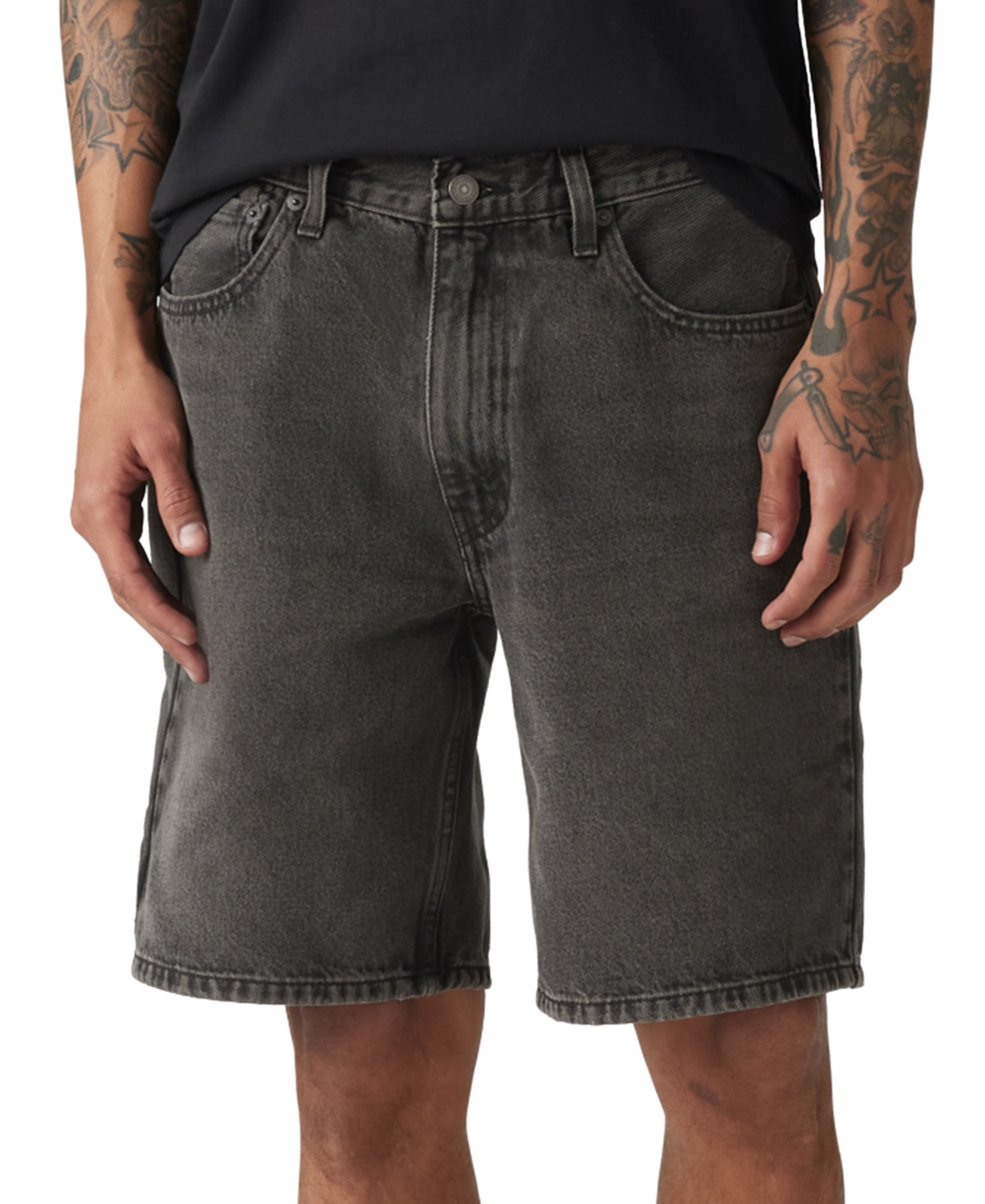 Click here for Levis Mens 454 Relaxed-Fit 10 Shorts - Overnight B... prices
