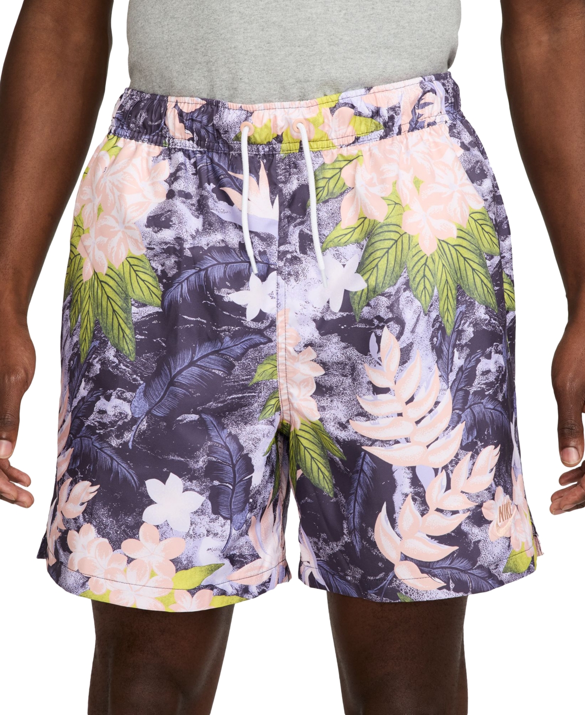 Click here for Nike Club Mens Woven Flow Floral Print Drawstring... prices
