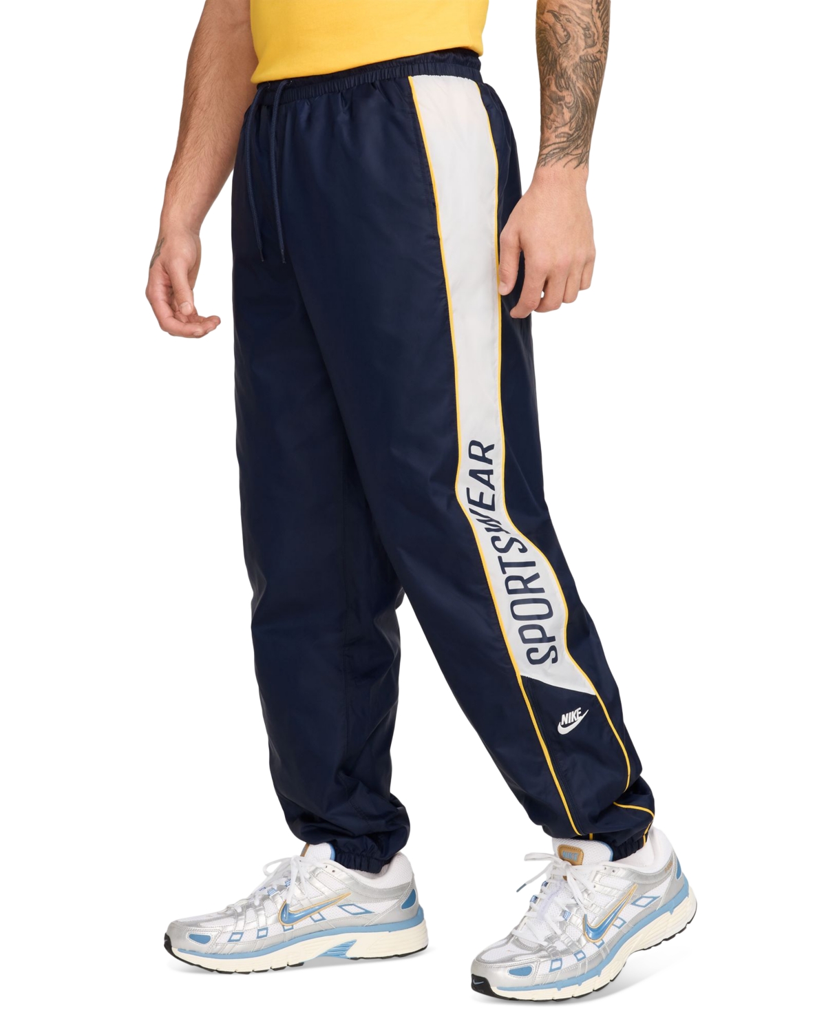 Click here for Nike Club Mens Drawstring Woven Side Stripe Jogger... prices