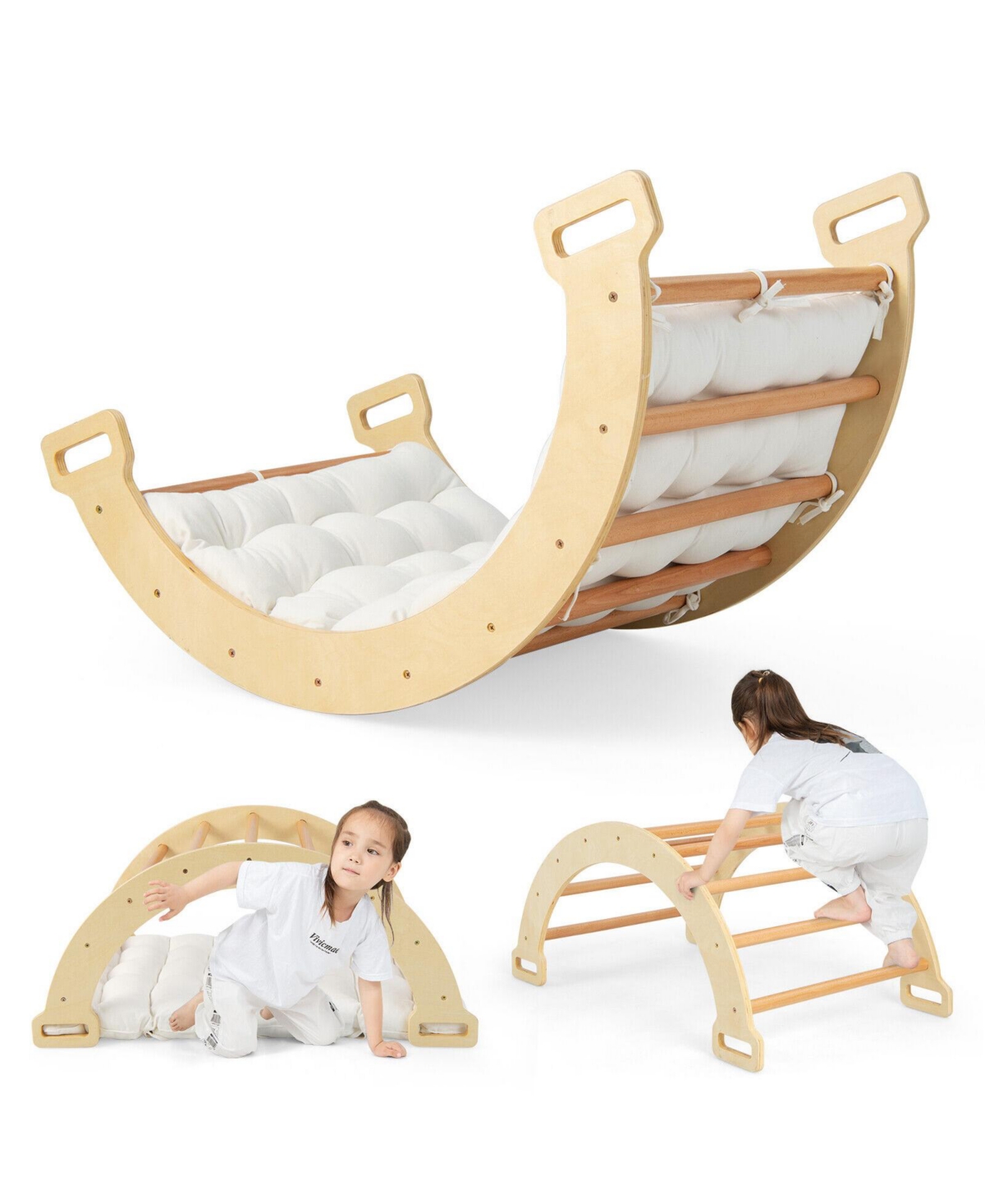 Click here for 2-in-1 Arch Rocker with Soft Cushion for Toddlers... prices