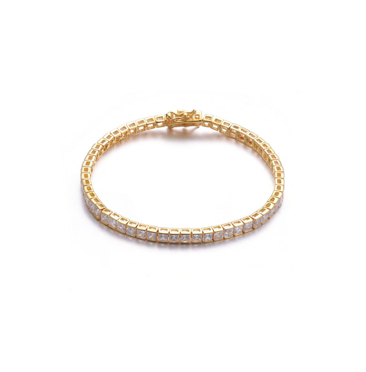 Click here for Genevive Sterling Silver with Square Cubic Zirconi... prices