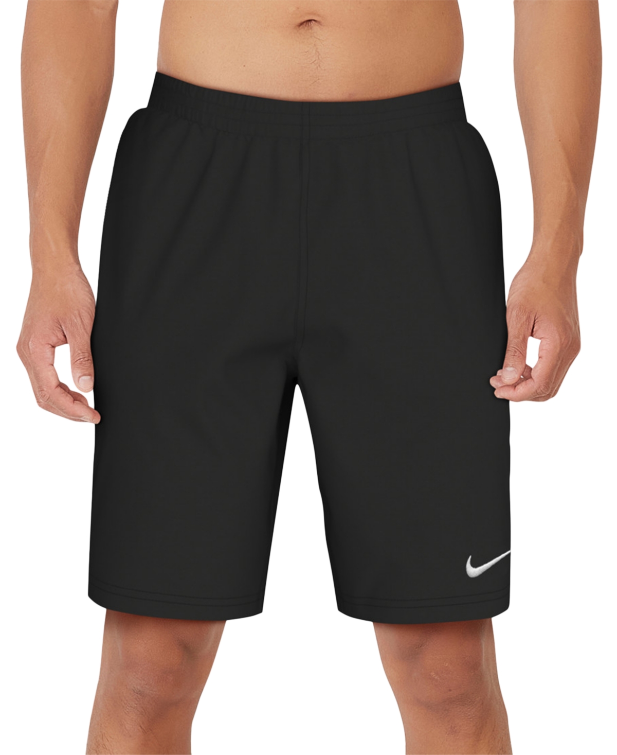 Click here for Nike Mens 9 Logo Volley Swim Trunks - Black prices