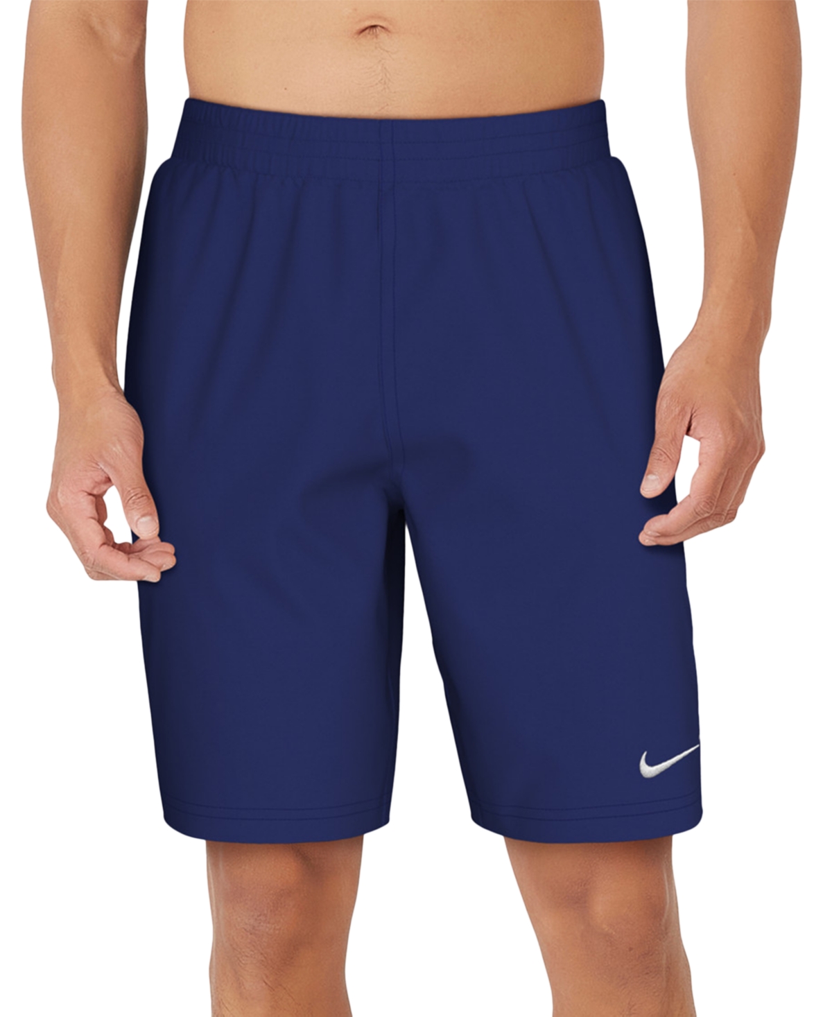 Click here for Nike Mens 9 Logo Volley Swim Trunks - Midnight Nav... prices