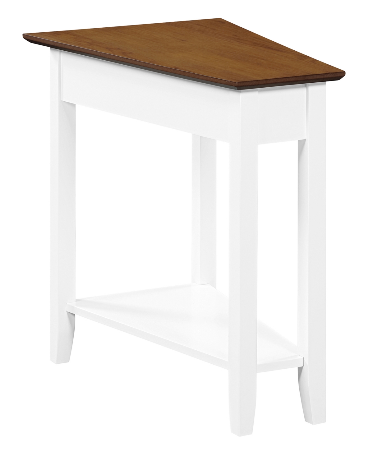 Click here for Convenience Concepts 24 Rubber wood Ah Wedge End T... prices