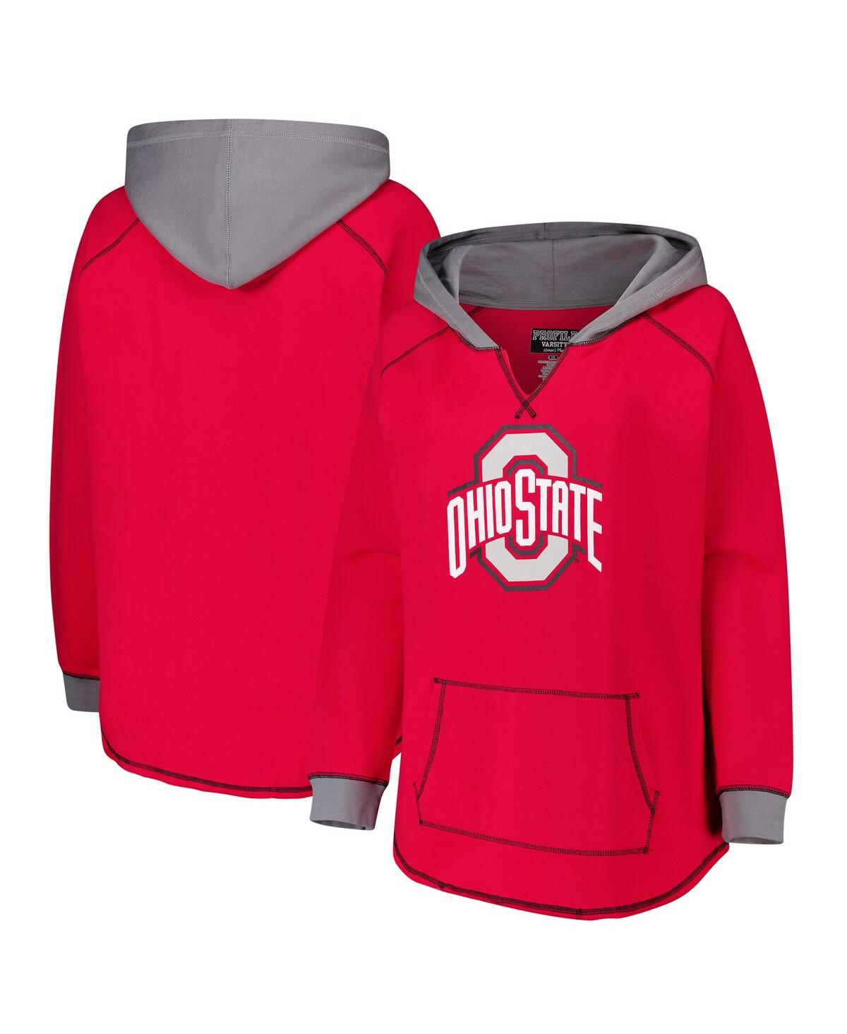 Click here for Fanatics Womens Scarlet Ohio State Buckeyes Plus S... prices