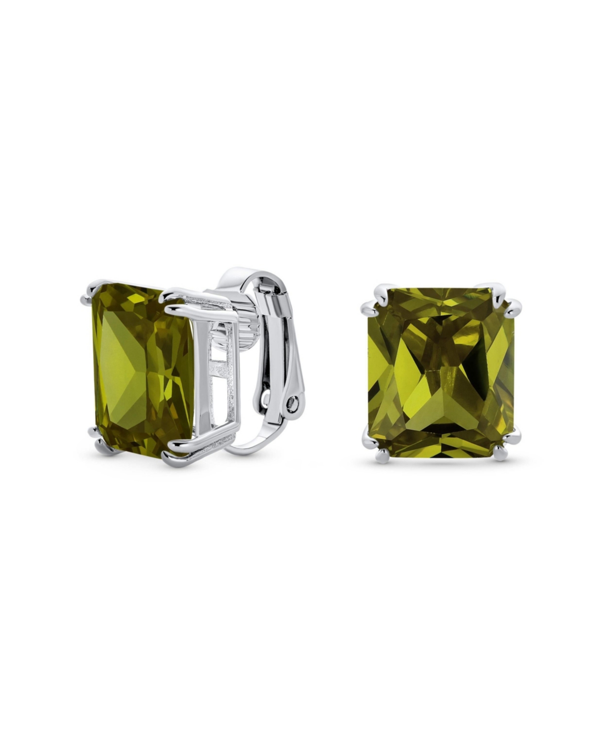 Click here for Bling Jewelry Rectangle Shape Statement 7CT Emeral... prices