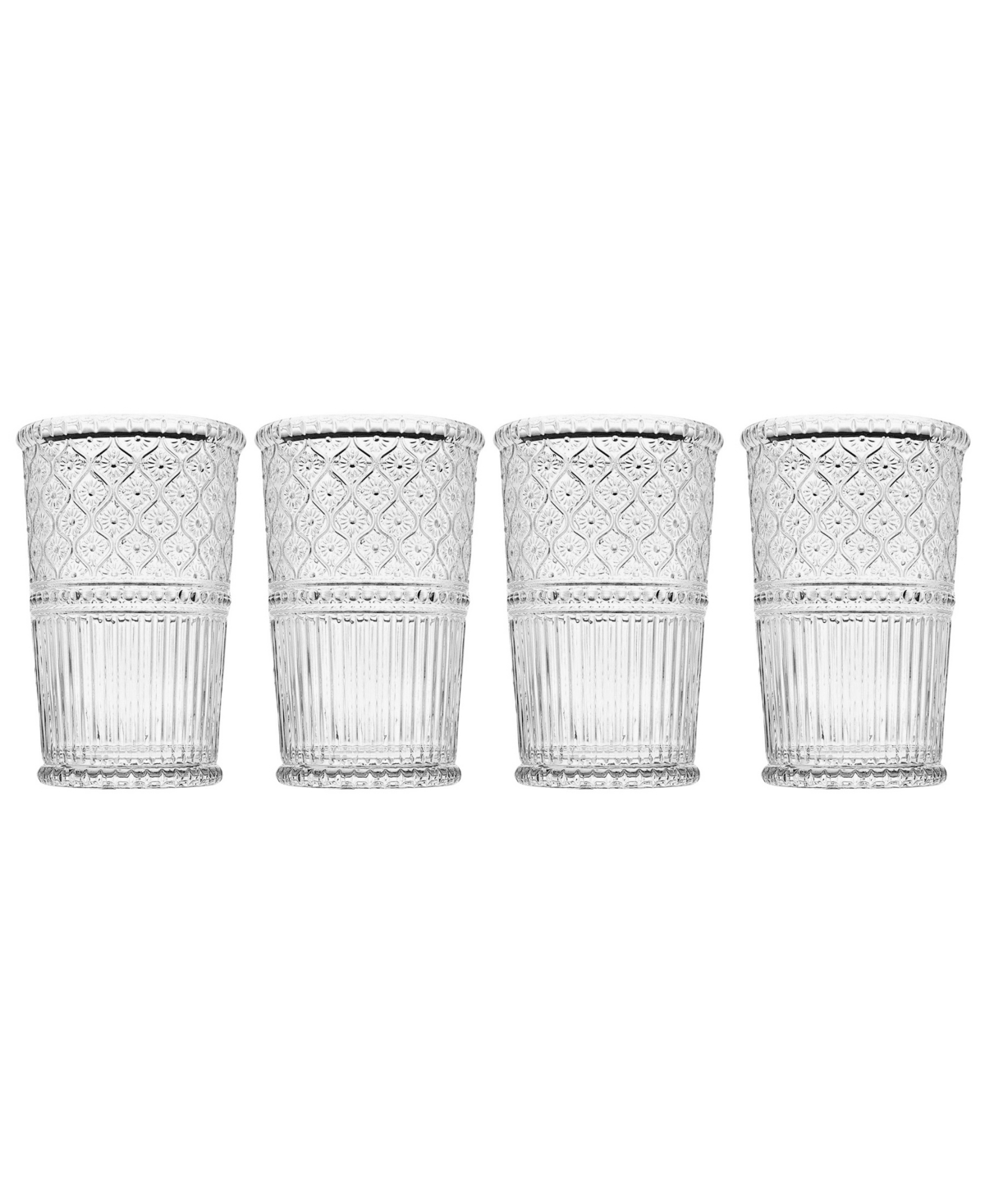 Click here for Godinger Claro Modern Vintage Tumbler Glasses - 12... prices