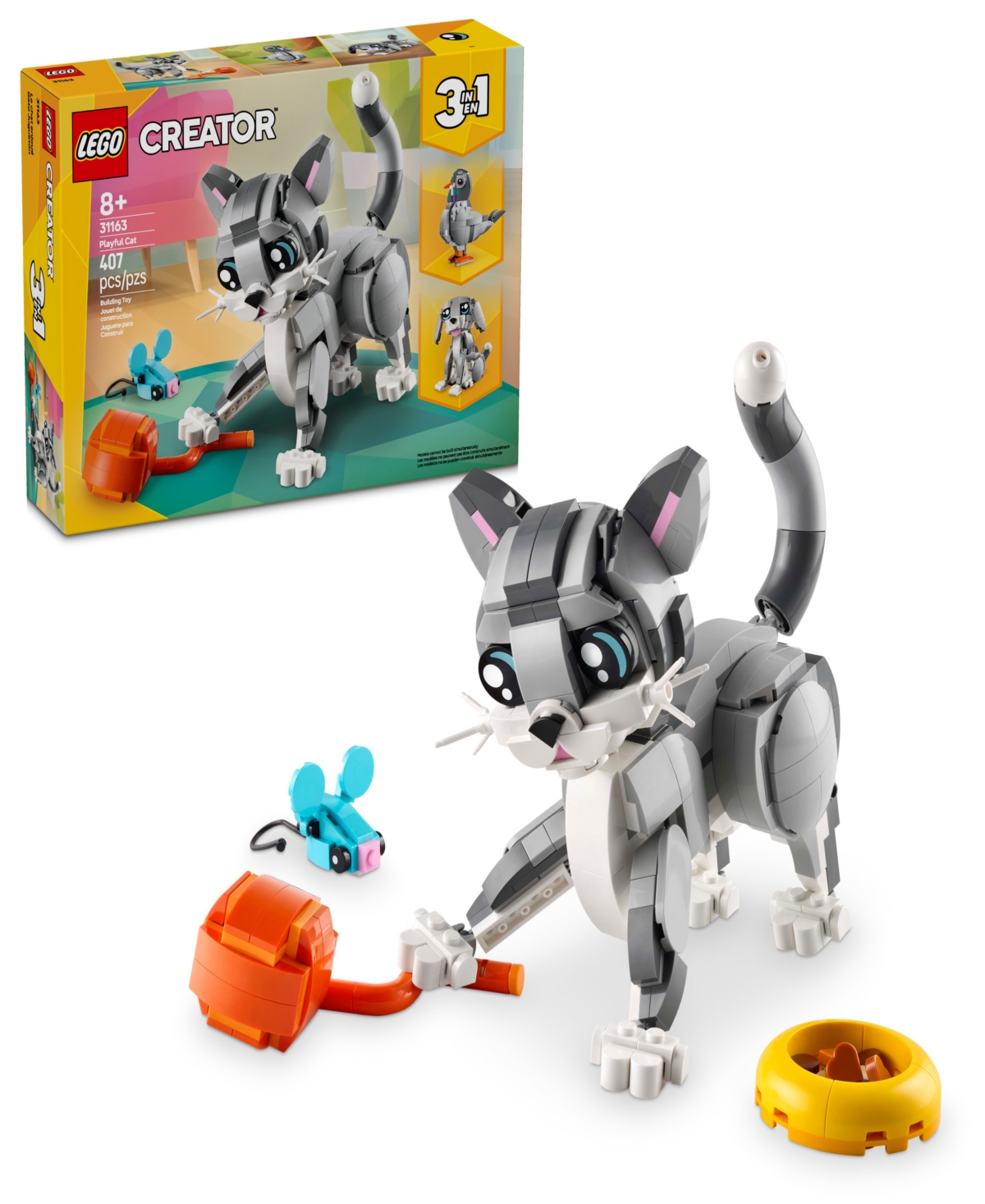 LEGO(R) Creator 3-in-1 Playful Cat Building Kit