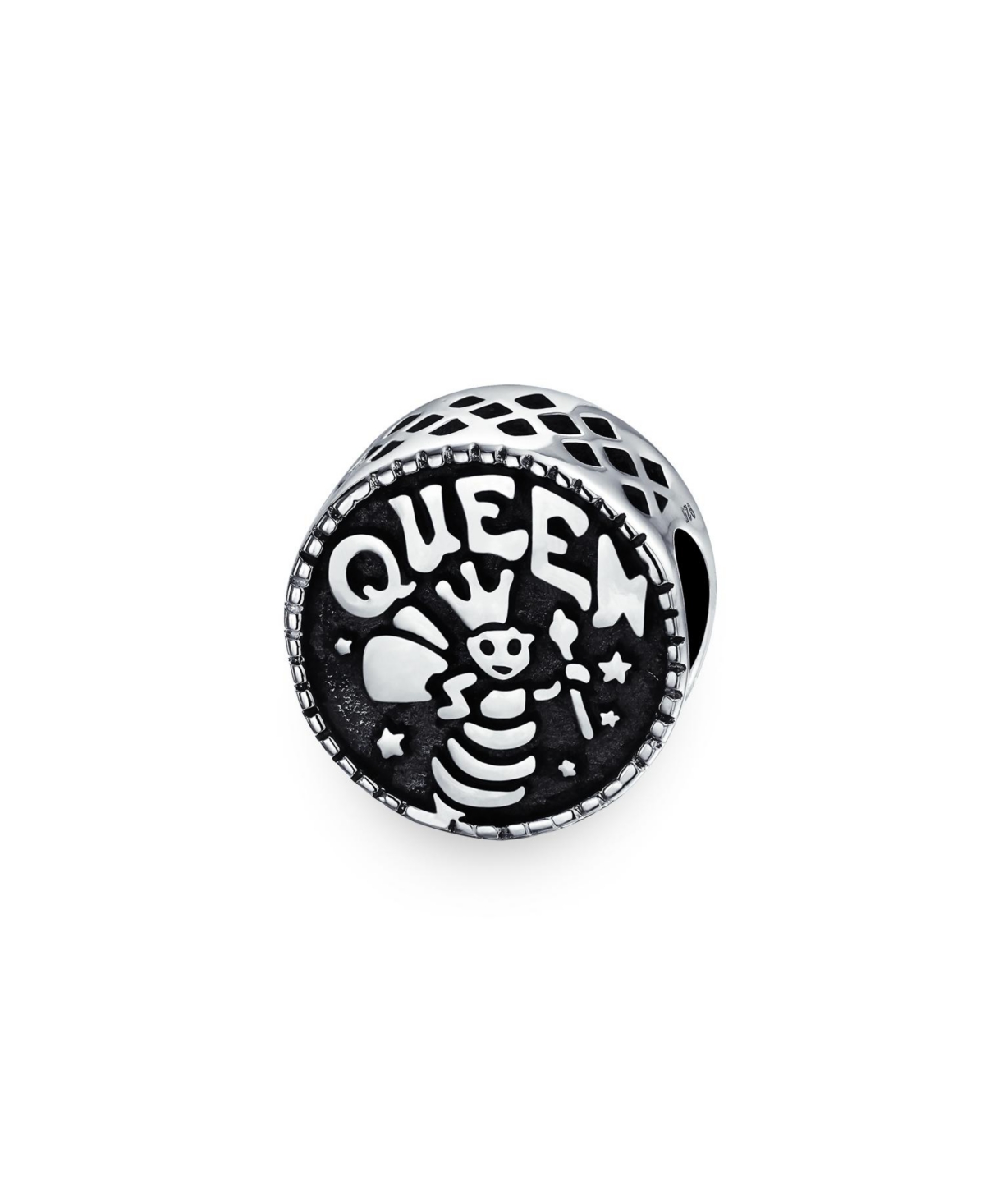 Click here for Bling Jewelry Queen Bumble Bee Charm Bead Sterling... prices