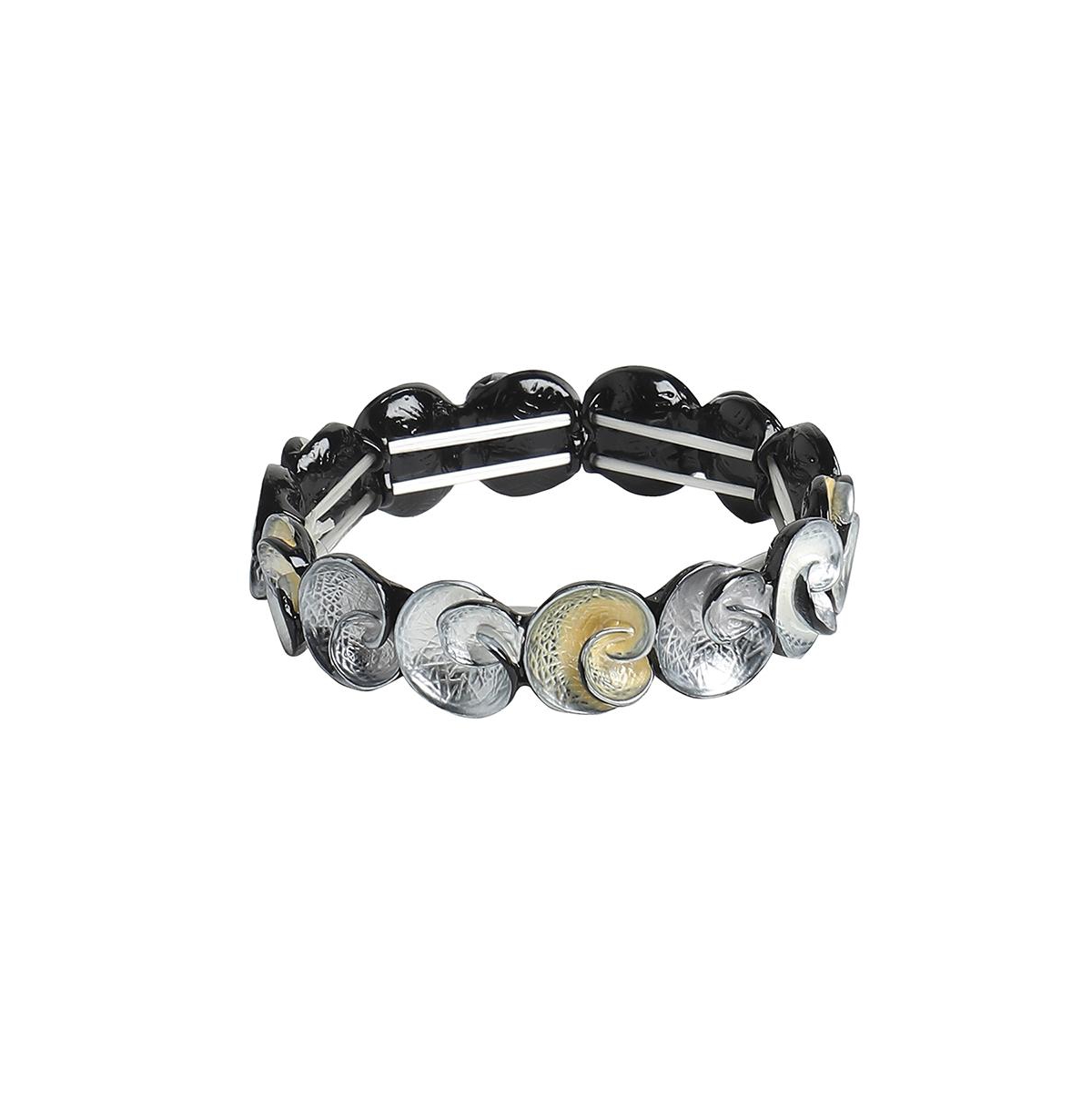 Click here for Metallic Swirl Bracelet - Gold prices