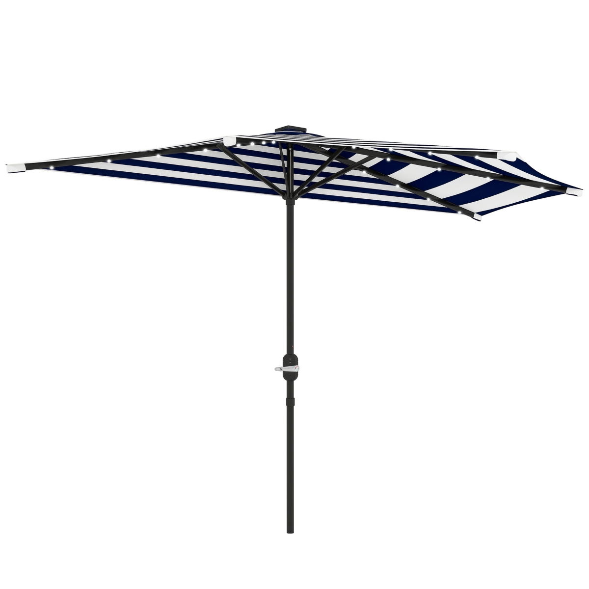 Click here for Outsunny Half Patio Umbrella  Upf 30+ Balcony Umbr... prices