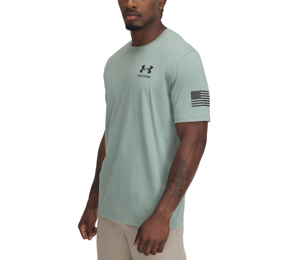 Click here for Under Armour Mens Freedom Flag T-Shirt - 348 Silic... prices