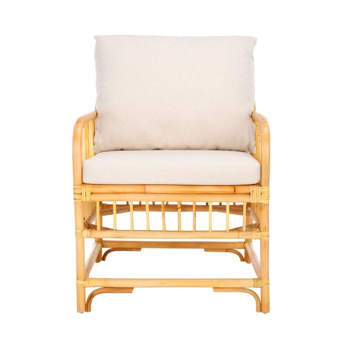 Click here for Reiley Accent Chair W/ Cushion - White / natural prices