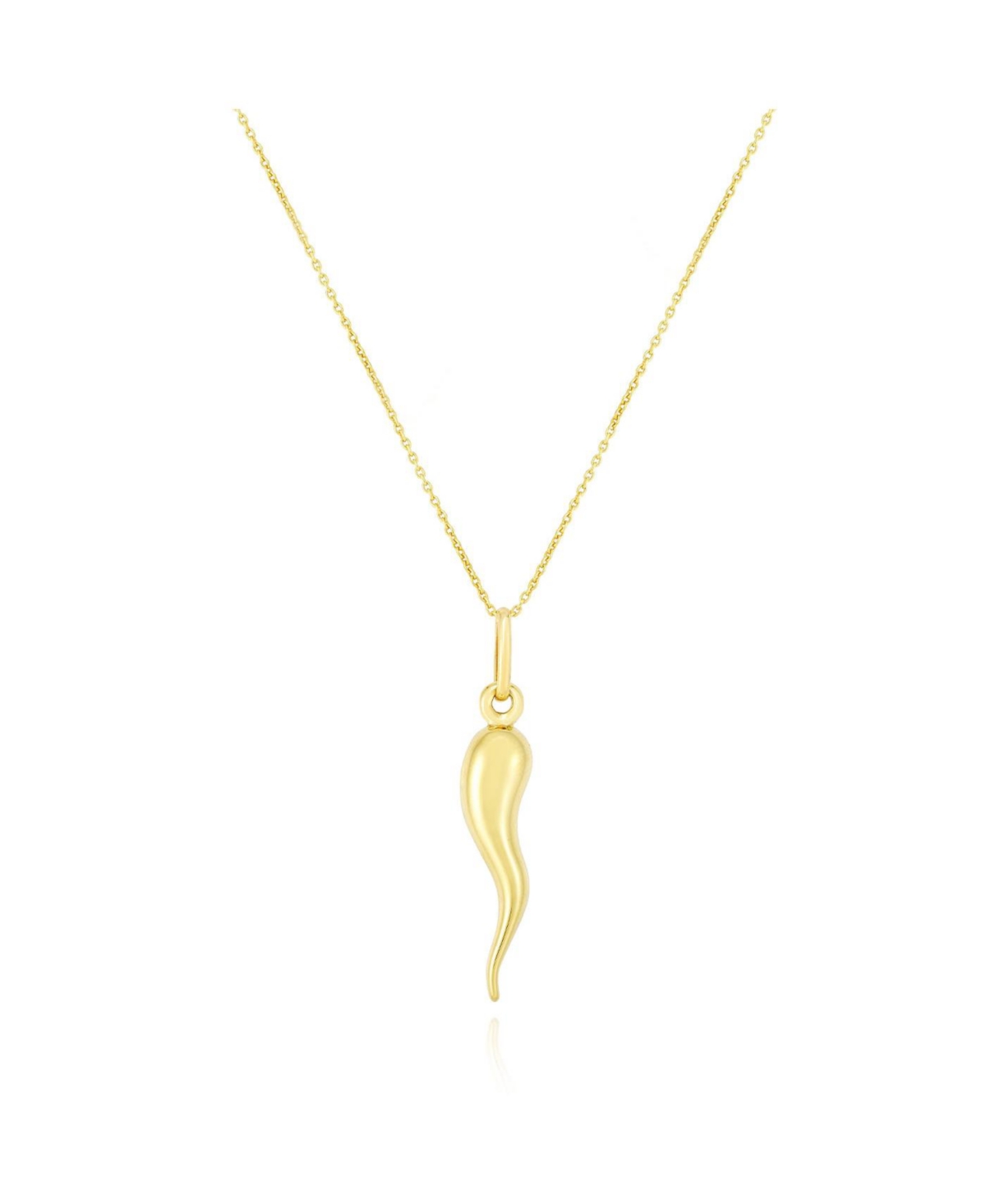 Click here for The Lovery Gold Horn Necklace 14K Gold - Gold prices