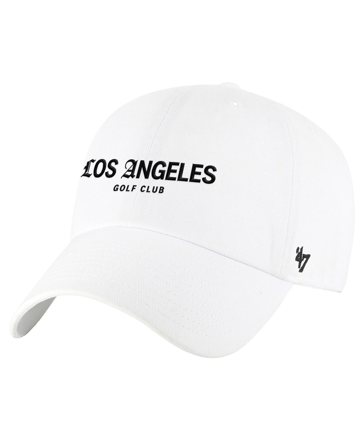 Click here for 47 Brand Mens White Tgl Los Angeles Golf Club Scri... prices