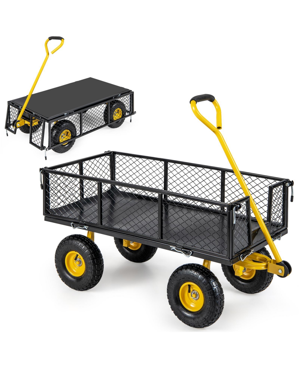 Click here for Utility Garden Wagon with 4 Removable Side Panels... prices