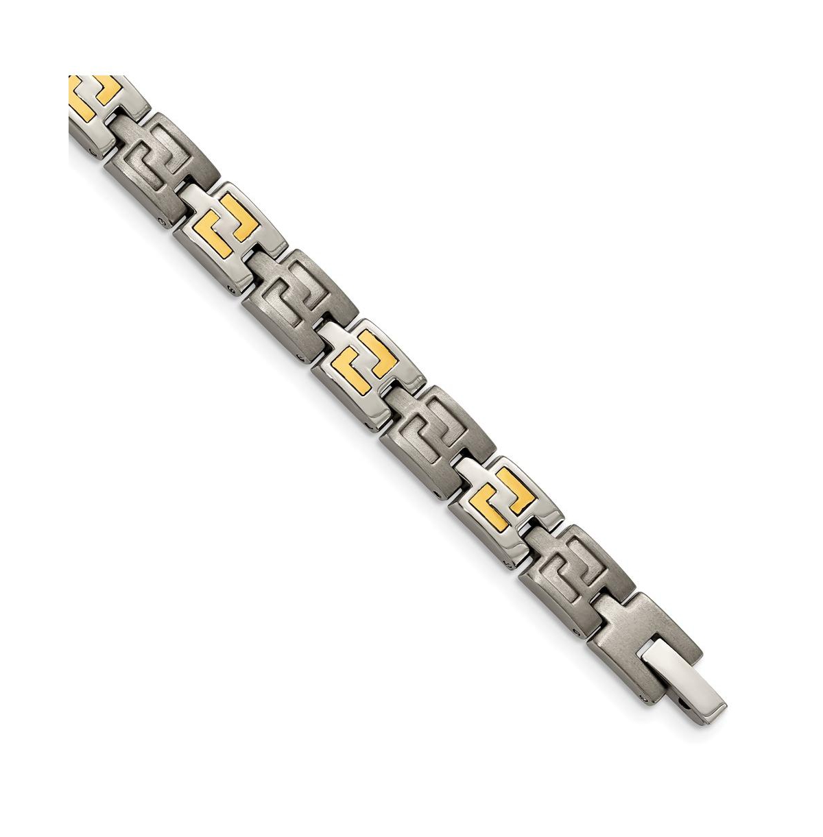 Click here for Chisel Titanium with 14k Gold Inlay Brushed and Po... prices